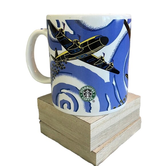 Starbucks | Kitchen | Rare 20 Starbucks Barista Bomber Airplane Coffee ...
